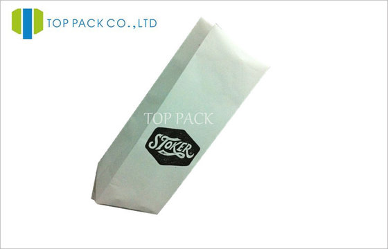 White Stand Up Pouch Logo Printing Side Gusset Standing for Nuts