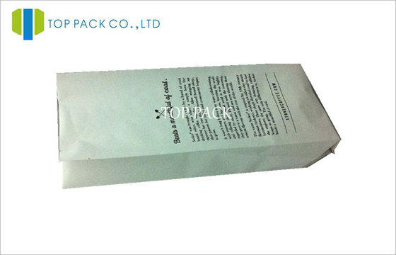 White Stand Up Pouch Logo Printing Side Gusset Standing for Nuts