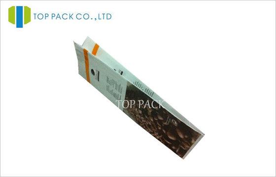 Moisture-Proof Glossy Side Gusset Bags Plastic With Air Valve Coffee Beans