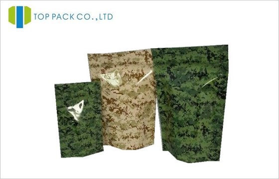 Zipper Aluminum Foil Stand Up Pouch Packaging Full Print for Food