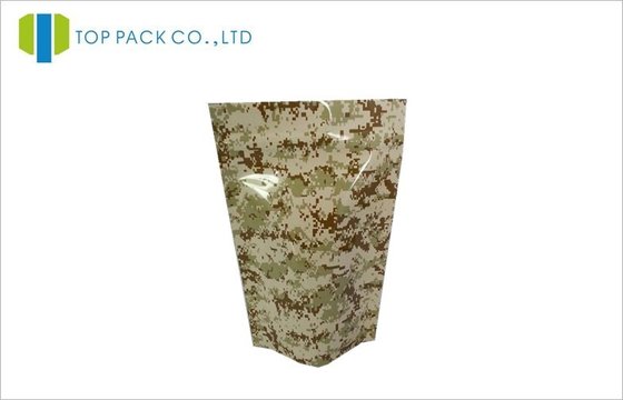 Zipper Aluminum Foil Stand Up Pouch Packaging Full Print for Food
