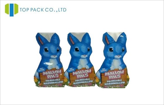 35g Full Print Foil Stand Up Pouch With Spout  For Children Bottom Open