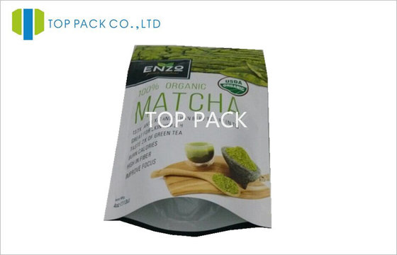 4oz Stand Up Aluminum Foil Bags Food Grade Gravure Printing Custom Logo