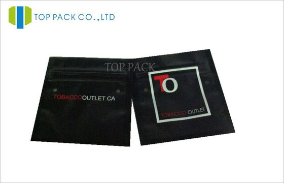Gravure Printing Printed Lamination Packaging Ziplock Matte Black Two Air Holes
