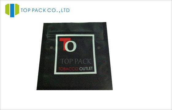 Gravure Printing Printed Lamination Packaging Ziplock Matte Black Two Air Holes