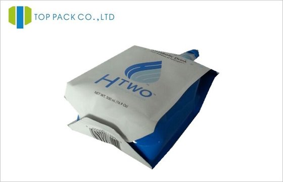 Plastic Liquild Stand Up Pouch With Spout , Reusable Ziplock Heat Sealed Bag