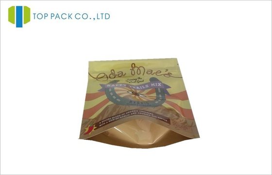 Food Foil Stand Up Pouches / Gravure Print Zipper Reusable Bags