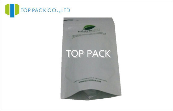 Aluminum Foil Stand Up Pouch Packaging Resealable Clear Window