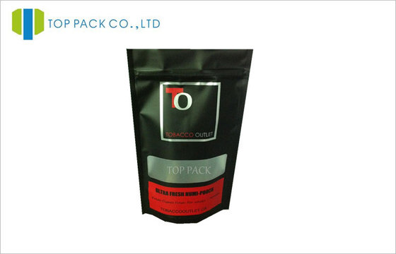 Food Grade Ziplock Stand Up Pouches 2 Sides With Aluminum Foil