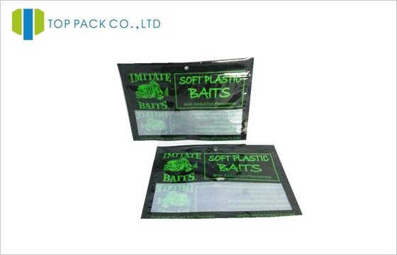 28g Plastic Fishing Lure Packaging Transparent Window , Eco-Friendly