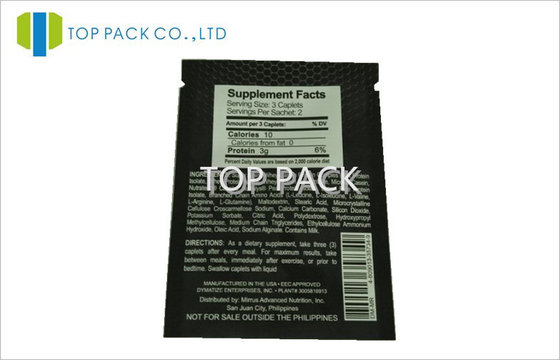 Side Gusset  Aluminum Foil Packaging Bags , Health Food Grade Bags