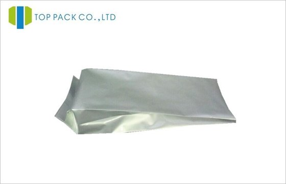 Silver Side Gusset Bags Aluminum Foil Lamination Lightproof Moistureproof For Coffee