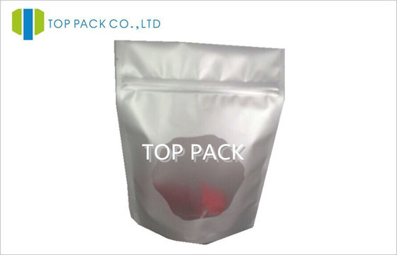 Matte finished  Stand Up Packaging Foil Lamination Without Printing Moistureproof
