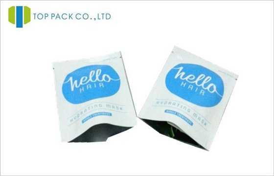 Three Side Aluminum Foil Packaging Bag Bottom Open Two Tear Notches 5g