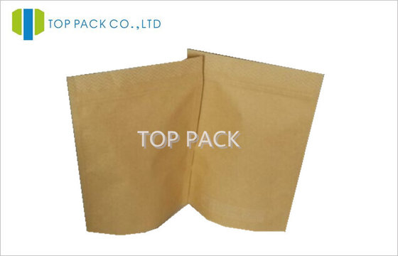 Plain Brown  Kraft  Paper Stand Up Pouch Foil Lamination Bag 250g Coffee