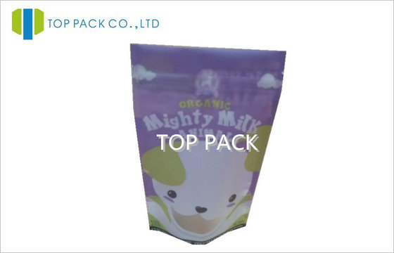 100g Dog Treats Stand Up Packaging Bag Lovely Pink Matte Finished Printing Ziplock