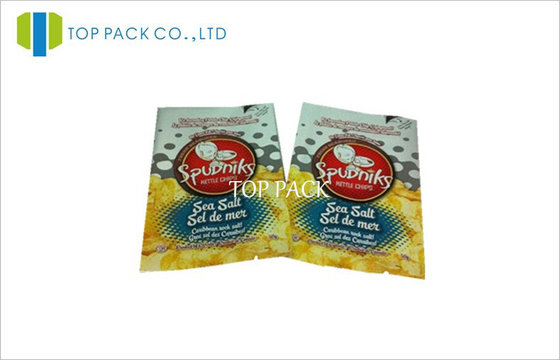 Food Printed Laminated Pouch Aluminum Foil , Plastic Flat Bags Heat Sealing