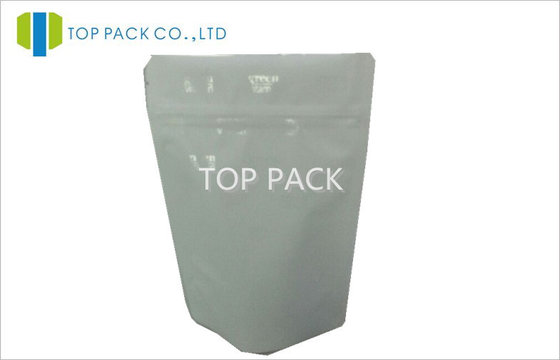 Front Clear Stand Up Pouch Packaging Back Foil LaminationSpecial Printing Shinning Matte