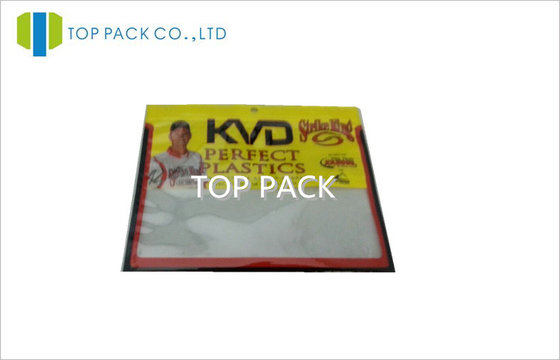 Clear Window Fishing Lure Packaging Ziplock , plastic ziplock bags