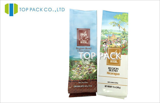 250g Coffee Side Gusset Bags Moistureproof Customized For Food