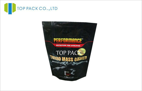 Portable Stand Up Food Plastic Bags , Waterproof Nut Packaging Bags