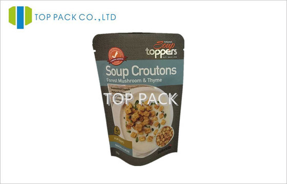 VMPET / PE Stand Up Aluminum Foil Bags For Snack 50g Thyme Spice