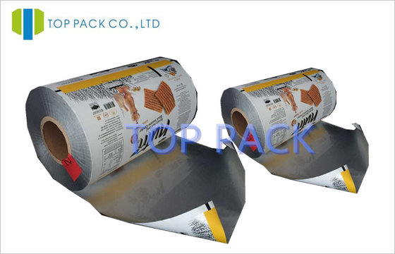 Printed Flexible Packaging Film Rice Crust Back Seal Heat Seal Type Roll