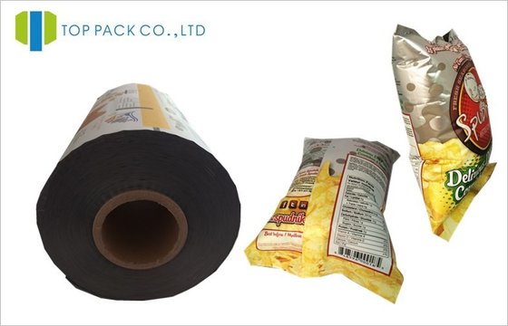 Custom Printed Heat Seal Laminated Packaging Film Roll For Automatic Sealing Machine