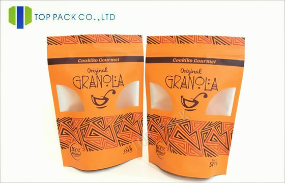 Food Grade Aluminum Foil Bags Stand Up Zipper Pouch with Heat Sealed Bottom