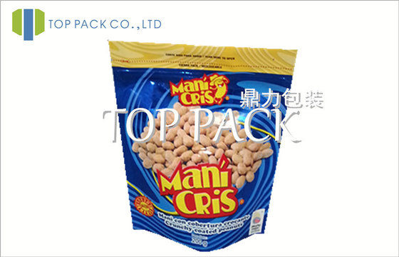 Colorful Stand Up Food Pouches For Peanut , Customized Size / Logo
