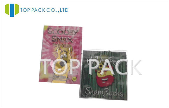 Aluminum Foil Herbal Incense Bag / Moisture proof spice packaging bags