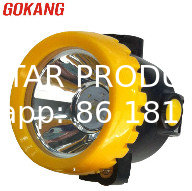 ATEX certified cordless mining headlight, underground mining helmet lamp
