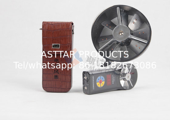 portable mine anemometer, intelligent digital industrial anemometer of black color