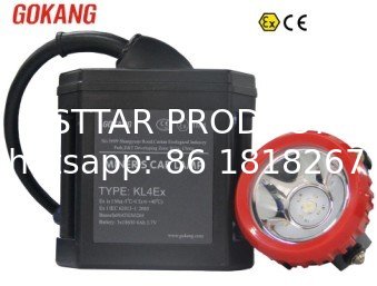 Gokang underground miners cap lamp and mining headlamp, KL4Ex underground atex certified miners lamp