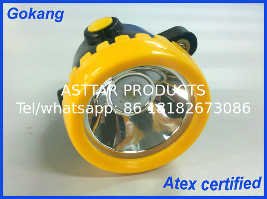 ATEX certification miners cap lamp, cordless led mining headlamp and miners lamp for sale