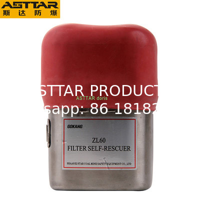ZL60 light weight filter small size mining self rescuer for sale