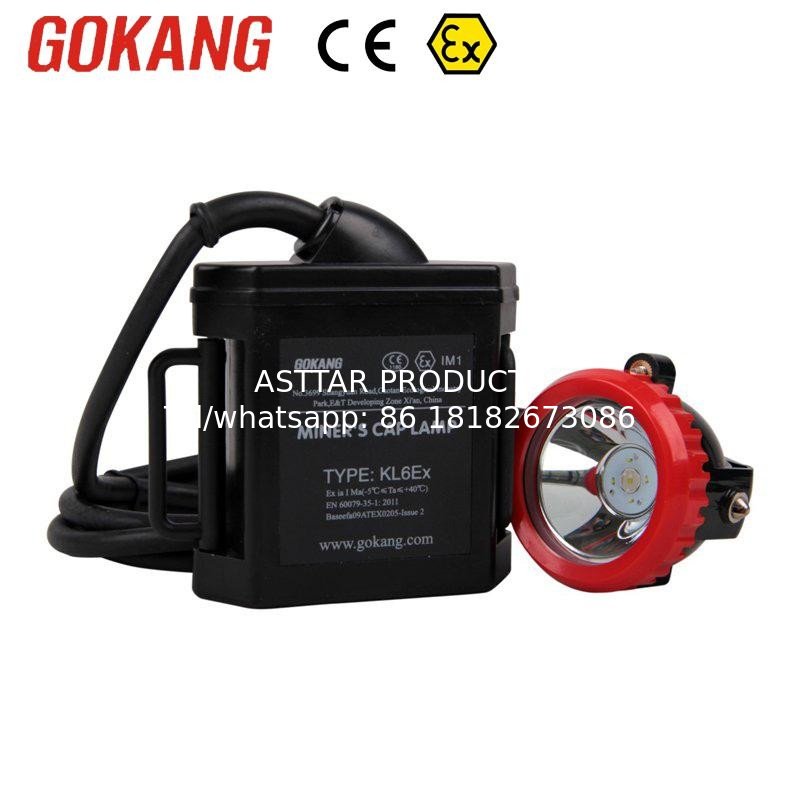 KL6Ex high quality ATEX mining headlamp, ABS coal mining headlights, underground rechargeable led miner light