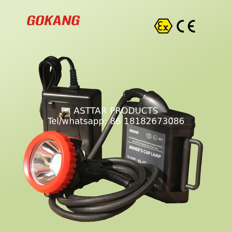 ATEX certification led mining headlamp and miners cap lamp, Gokang best quality cordless mining headlight