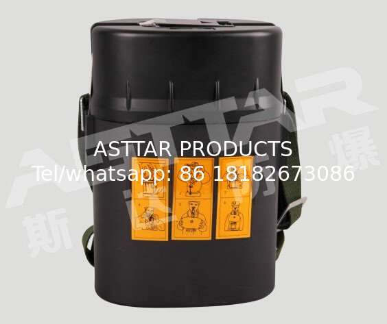 CE certification miners self rescuer, ABS material chemical mining self rescuer of best quality