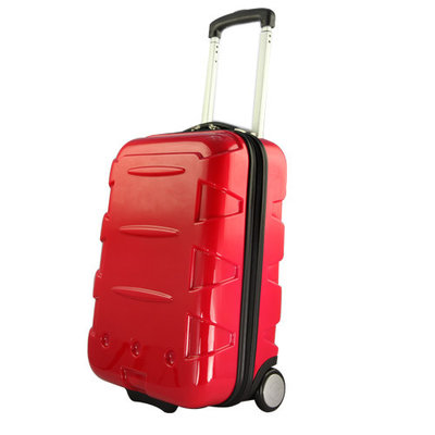 20 дюймов продолжает случай ПК чемодана Tourister багажа вагонетки перемещения красный