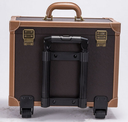 Beauty Store Makeup Trolleys Cosmetic Trolley Case On Wheels With Metal Lock