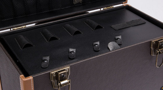 Beauty Store Makeup Trolleys Cosmetic Trolley Case On Wheels With Metal Lock