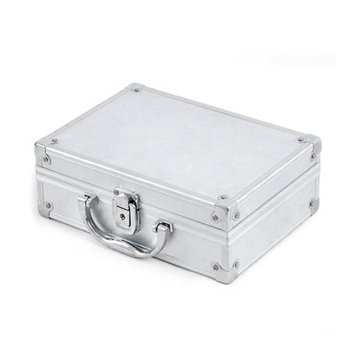 Алюминиевые Toolboxes портфелей, серебряные водоустойчивые трудные случаи свертывая мешок инструмента с зеркалом