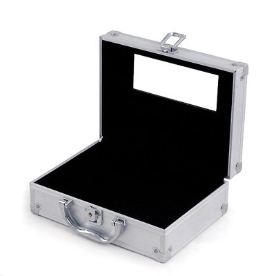 Алюминиевые Toolboxes портфелей, серебряные водоустойчивые трудные случаи свертывая мешок инструмента с зеркалом