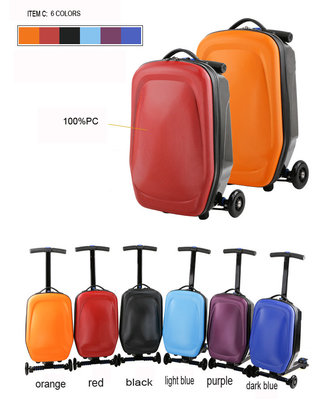 ABS Two Wheel Lightweight Rolling Luggage Colorful Luxury For Girl