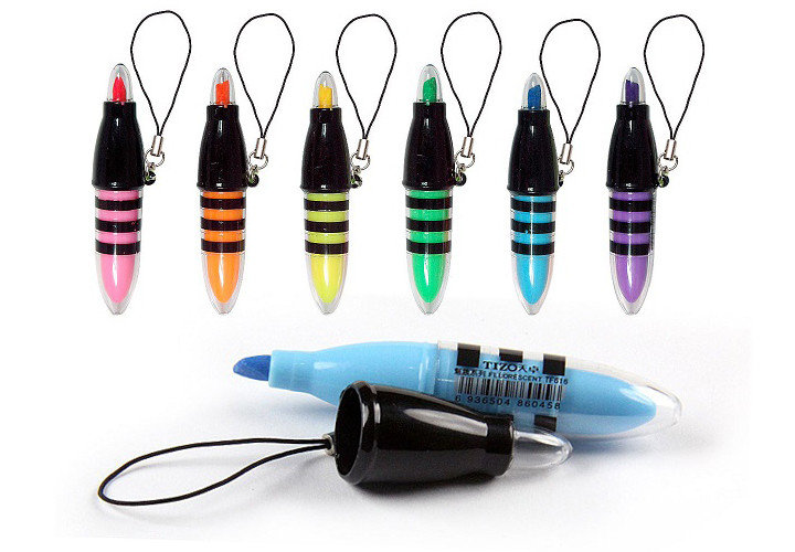 Mini Multi Color Highlighter For Kids , Doodle Pen