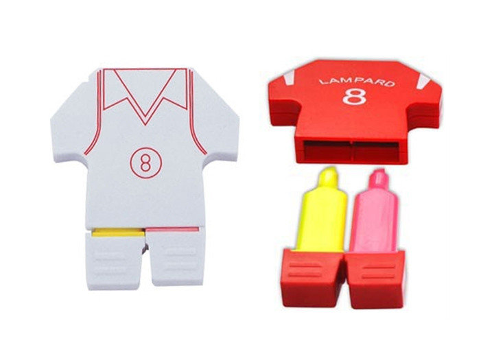 Liquid Multi Color Highlighter Pen In T-shirt Shape