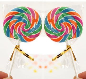 Funny Lollipop Erasers For Kids With Multi Color