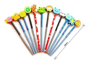 Number 2 Personalized Colored Pencils With Eraser For kids