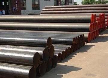 Straight Welded ERW Steel Pipe A53 GRB Q235 Q195 For Fluid Transport And Construction
